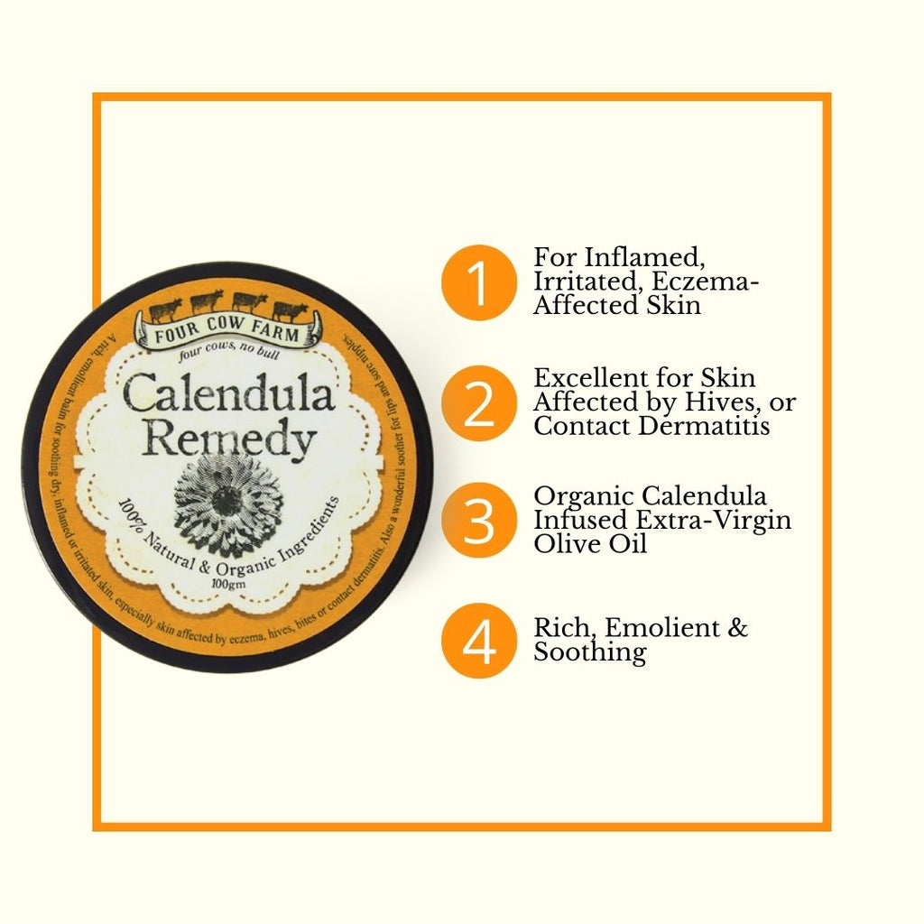 Calendula Balm (Mini) 7g | 100% Natural – Four Cow Farm Australia