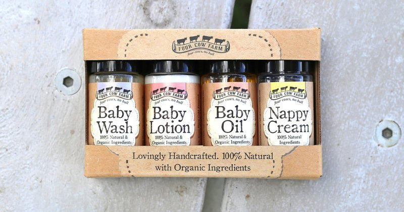 Natural Baby Skincare Travel Kit – Four Cow Farm Australia