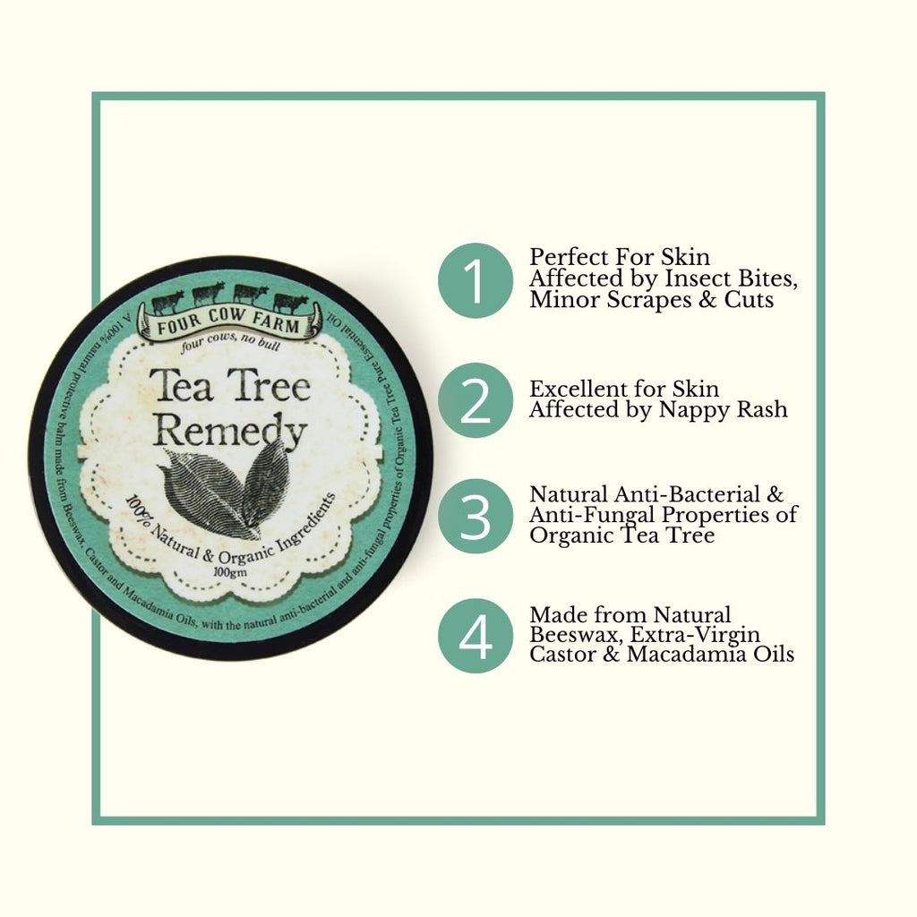 Tea Tree Balm (Mini) 7g | 100% Natural – Four Cow Farm Australia